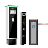 China 24VDC Motor Car Park Barrier Arm Smart Barrier Gate For LPR Parking Solution for sale
