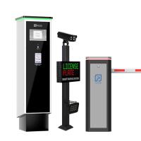 China 24VDC Motor Car Park Barrier Arm Smart Barrier Gate For LPR Parking Solution for sale