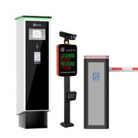 China Smart LPR Parking Ticket Dispenser Machine With Tap Out Card Reader for sale