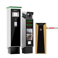 China Smart LPR Parking Ticket Dispenser Machine With Tap Out Card Reader for sale