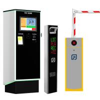 China Banknotes Parking Kiosk Machine LPR Pay Machine Parking System for sale