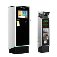 China Smart Ticket Parking Payment System Auto Pay Station with 19.1-inch Touch LCD for sale
