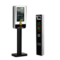 China QuickExit LPR Parking Payment Kiosk 21.5 Inch LCD Parking Kiosk Machine for sale