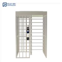 China Face Recognition Full Body Turnstile Indoor Outdoor Full Height Pedestrian Turnstiles for sale