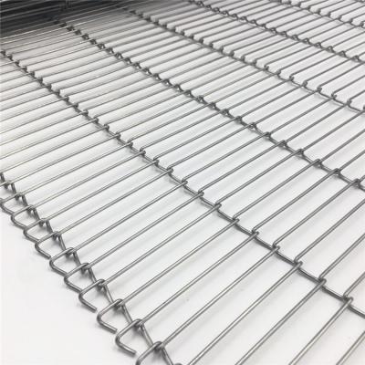 China High Temperature Resistant Stainless Steel Conveyor Belt Ladder Type For Food Transportation for sale