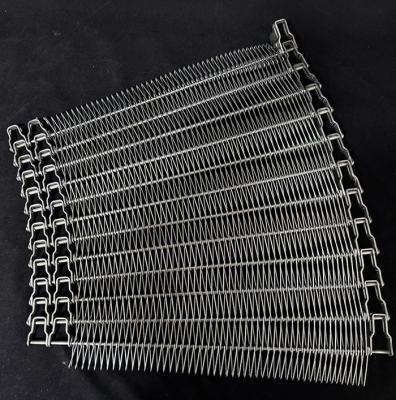 China Polishing Chain Link Spiral Wire Mesh Conveyor Belt For Food Transport for sale
