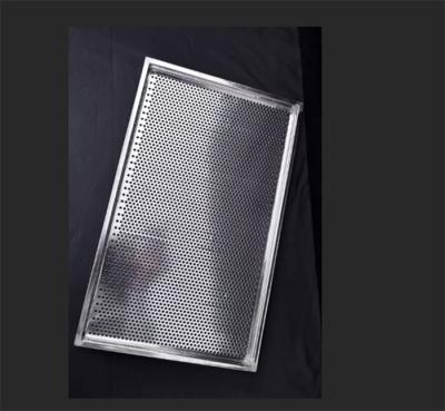 China Customizable Stainless Steel Punching Metal Tray For Baking 1mm 1.5mm Wire Diameter for sale