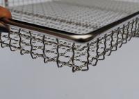 China Cooling Or Cooking Ss Mesh Tray Food Grade Oven Tray Mesh for sale