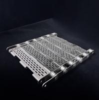 China Stainless Steel Metal 304 316 Chain Plate Conveyor Belt For Waste Treatment for sale