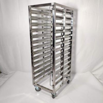 China Kitchen Equipment  Stainless Steel Tray Trolley Food 40*60 Baking Oven Trays Trolley for sale