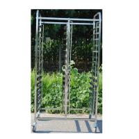 China Stainless Steel Aluminium Bakery Tray Trolley With Heavy Duty Universal Wheels for sale