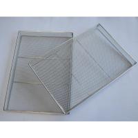 China Customized Food Grade 40x60 304 Baking Mesh Tray Perforated For Cooling for sale