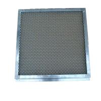 China Food Grade 304 316 Stainless Steel Perforated Baking Mesh Tray For Pizza Baking for sale