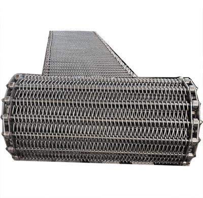 China Food Cooking Freezing Drying Chain Driven Conveyor Belt  / Ss Conveyor Belt for sale