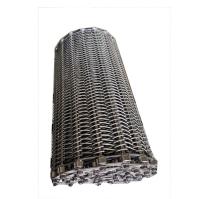 China 304 Stainless Steel Wire Mesh Conveyor Belt For Fry Drying Silver Color for sale