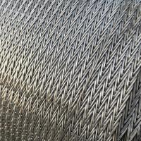 China SS Compound Balanced Weave Conveyor Belt  For Food Drying With Welding Edge for sale