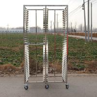China Commercial 304 Stainless Steel Cooling Trolley For Bakery With 24 30 32 Trays for sale