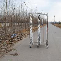 China Stainless Steel Tray Rack Trolley For Food Drying 500 Pounds Capacity for sale