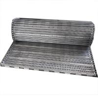 China Heavy Load Carbon Steel Metal Chain Plate Link Conveyor Belt For Washing for sale