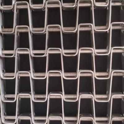 China Horseshoe Wire Conveyer Belt Stainless Steel Chain Spiral Great Wall Wire Mesh Conveyor for sale