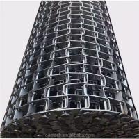 China 304 Long Service Life Honeycomb Belt Conveyor Stainless Steel Great Wall Mesh Conveyor Belt for sale
