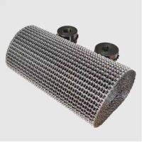 China 304 Stainless Steel Honeycomb Wire Mesh Belt Great Wall Mesh Belt For Cooling  Of Medicines for sale