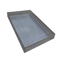 China Outdoor Charcoal Bbq Grill Non Stick Oven Tray Drying Perforated Cooking Tray for sale