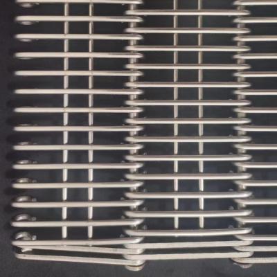 China Stainless Steel EyeLink Wire Mesh Conveyor Belts For Food Washing Conveyor Industry for sale