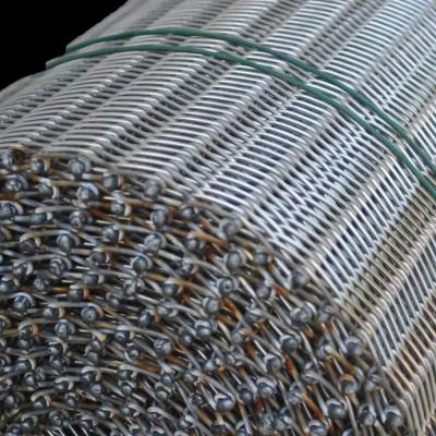 China Customized Stainless Steel Spiral Wire Mesh Conveyor Belt 304 For Baking Bread And Cooling for sale