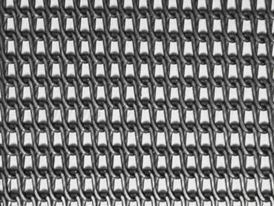 China Stainless Steel Rolled Baking Band Chain Mesh Conveyor Belt For Food Production Systems for sale