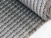 China Chain Compound Balanced Weave Conveyor Belt For Fast Cooling Food for sale
