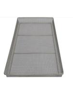 China 304 316 Stainless Steel Crimped Wire Mesh Tray For Drying And Dehydration for sale