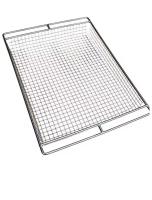 China Customized Stainless Steel Mesh Basket Freeze Meat Pan Perforated Baking Tray for sale