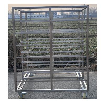 China Stainless Steel Food Trolley Dessert Bakery Cooling Rack Trolley 304S/S  430S/S 201S/S for sale