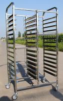 China High Temperature Resistant Stainless Steel Bakery Trolley For Bakery And Cooling for sale