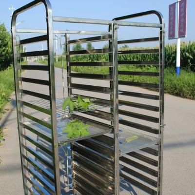 China 304 Ss Tray Trolley Hotel Cleaning  Metal Tray Trolley With Wheels For School for sale