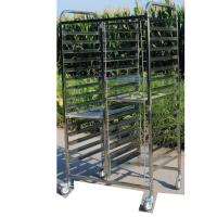 China Stainless Steel Customizable Bakery Racking Trolley 304 For Bakery Fast Food Blast Freezer for sale
