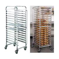 China Hotel Restaurant Stainless Steel Tray Rack Trolley Pan 400*600mm Bakery Oven Tray Rack for sale