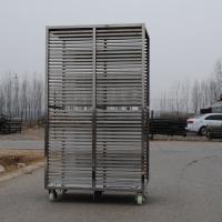 China Customized Stainless Steel Tray Trolley For Bakery Machinery Bread for sale