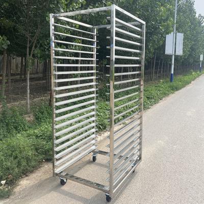 China 15/16/30/32 Trays Stainless Steel Tray Trolley For Baking for sale