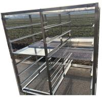China 316 304 Stainless Steel Metal Baking Tray Rack Trolley For Commercial Use for sale