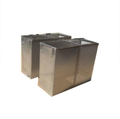 China 304 316 316L Stainless Steel Wire Mesh Trays For Medical Cleaning Filter Box for sale