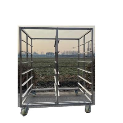 China 304 Folding Ss Tray Rack Trolley For Any Hotel  Restaurant Cafe Or Commercial Kitchen for sale