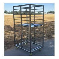China Customized 201 304 Stainless Steel Food Baking Tray Rack Trolley Bakery Cooling for sale