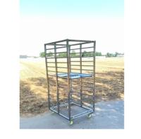 China 15 Layers Stainless Steel Rack Tray Trolley With Wheels For  Fruits Vegetables Cooling Bread for sale