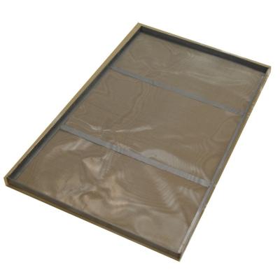 China Stainless Steel Eco-Friendly Baking Dish Food Serving Metal Mesh Trays And Pan For Cookie Cake Pizza for sale