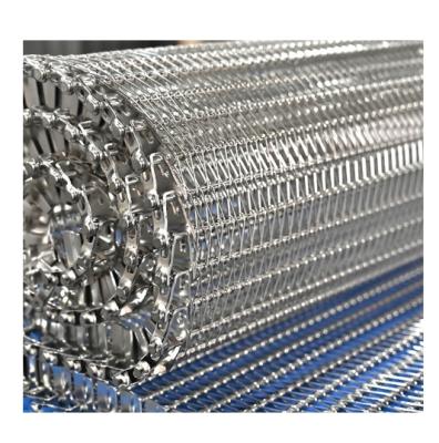 China 304 Stainless Steel Wire Mesh Conveyor Belt 1-3mm Axle Diameter for sale