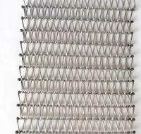 China Customized High Temperature Resistance Conveyor Belt Stainless Steel Balanced Spiral Weave Belt for Quenching Furnace for sale