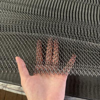 China Custom Aluminum Stainless Steel Chain Link Mesh 1mm-1.5mm Diameter for sale