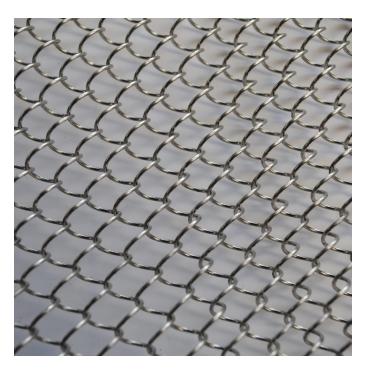 China Aluminum Expanded Metal Mesh Decoration Decorative Woven Wire Mesh Screen For Curtain for sale